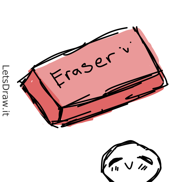 How to draw eraser / bayefta41.png / LetsDrawIt
