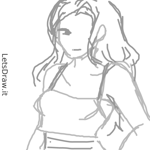 How to draw lady / bcdko8mma.png / LetsDrawIt
