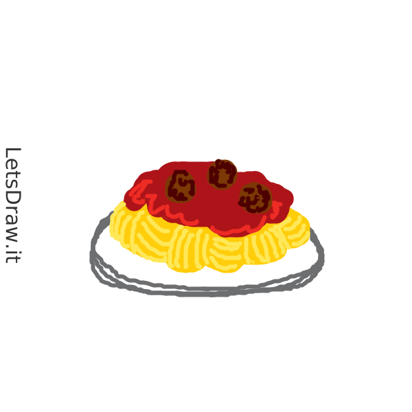 How to draw pasta / bcg7ousw4.png / LetsDrawIt