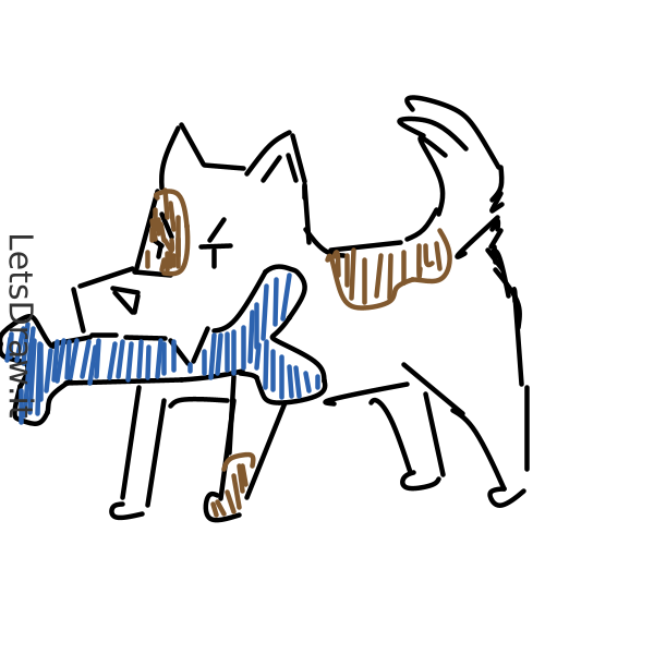 How to draw bone / becsbg3pe.png / LetsDrawIt