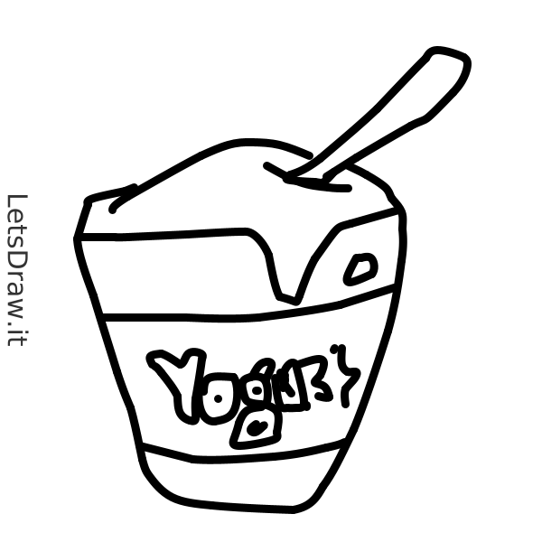 How to draw yogurt / bfjndxmuh.png / LetsDrawIt
