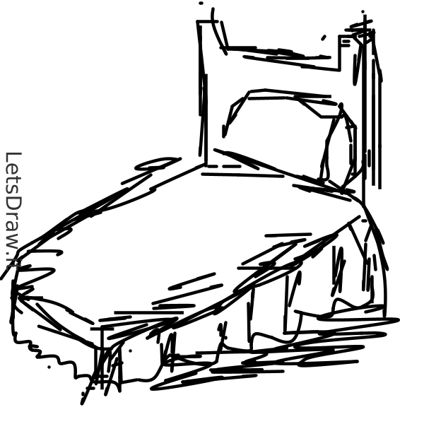 How to draw bed / bhqrd8saf.png / LetsDrawIt