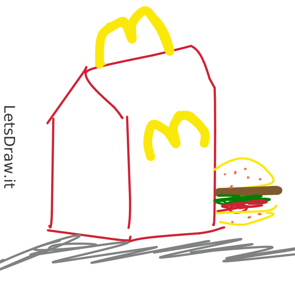 How to draw McDonalds / bia3nunk6.png / LetsDrawIt