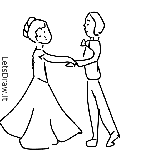How to draw dance / bixhp6as4.png / LetsDrawIt