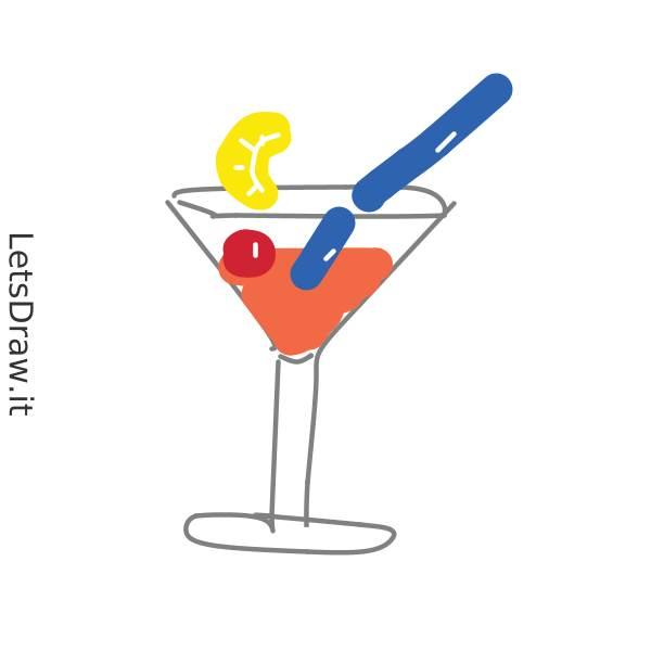 How to draw cocktail / bj4mdmsx3.png / LetsDrawIt