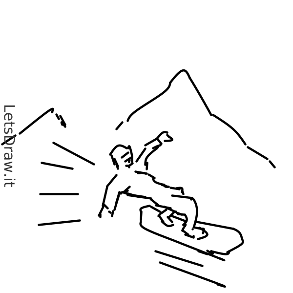 How to draw snowboard / bj5gp3j9j.png / LetsDrawIt