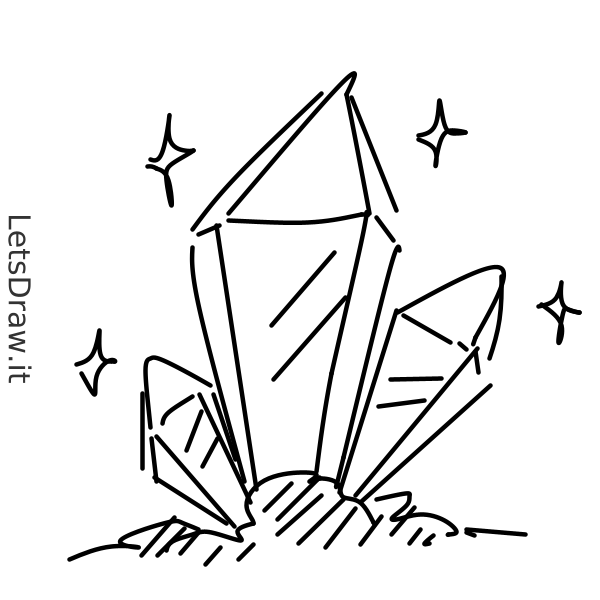 How to draw crystal / bo3ji7k6.png / LetsDrawIt