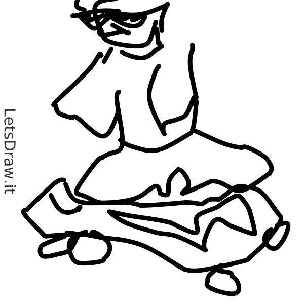 How to draw skate / bsoujeuqk.png / LetsDrawIt