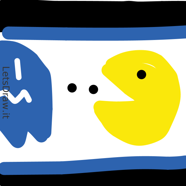 How to draw pacman / LetsDrawIt