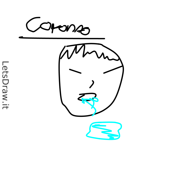 How to draw saliva / bugbeeweo.png / LetsDrawIt