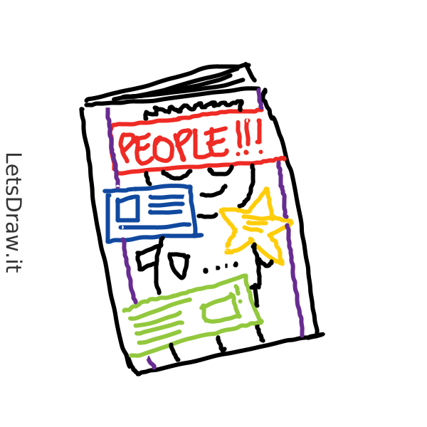 How to draw magazine / burxooyr8.png / LetsDrawIt