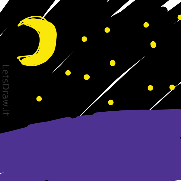 How to draw midnight / bwwsnxxyf.png / LetsDrawIt