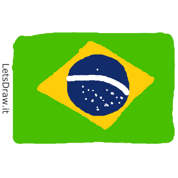 How to draw Brazil / bxkgobdpy.png / LetsDrawIt