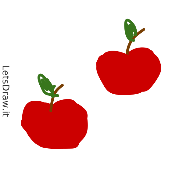 How to draw apples / bxn5et1ps.png / LetsDrawIt