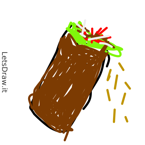 How to draw burrito / bxpum5aiy.png / LetsDrawIt