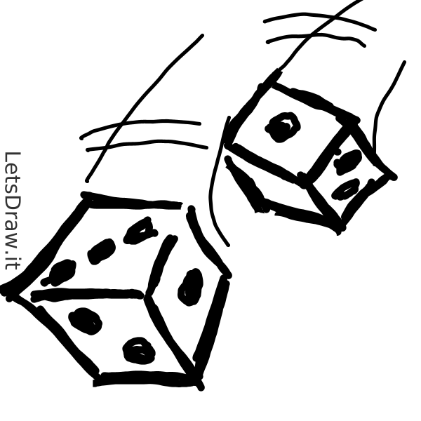 How to draw dice / bxuig6ao6.png / LetsDrawIt