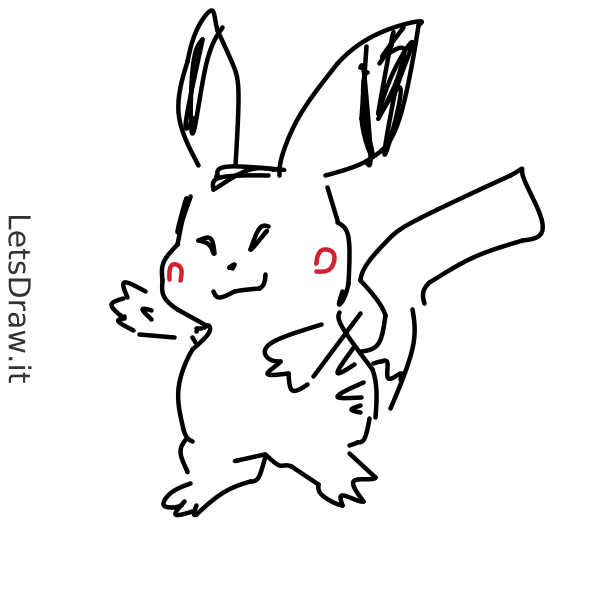 How to draw Pikachu / byyuh5ww.png / LetsDrawIt