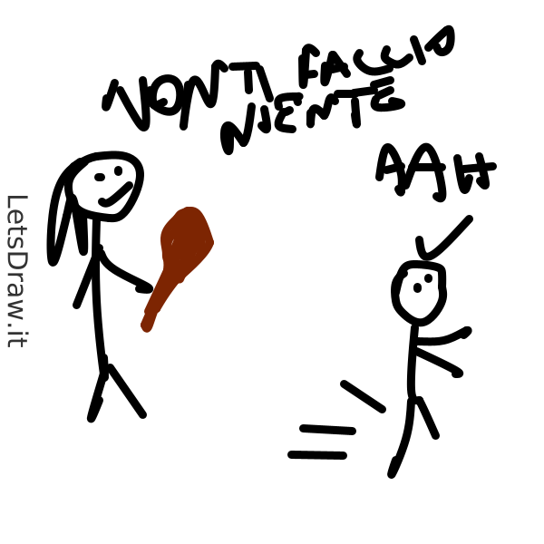 How to draw wooden spoon / bz3he3qty.png / LetsDrawIt