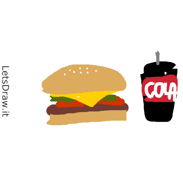 How to draw Big Mac / bz7tghdfe.png / LetsDrawIt