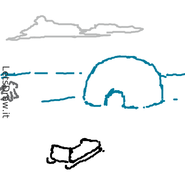 How to draw igloo / c1hooq5jt.png / LetsDrawIt
