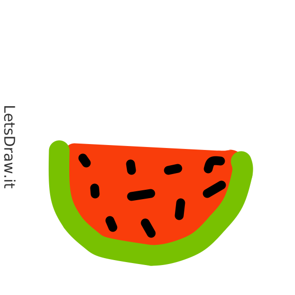 How to draw watermelon / c4pwji63c.png / LetsDrawIt