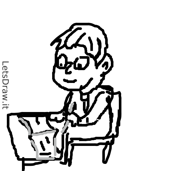 How to draw student / c5zwtk53h.png / LetsDrawIt