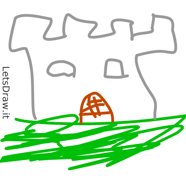 How to draw castle / c95xc4wwu.png / LetsDrawIt