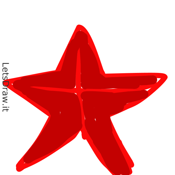 How to draw red star / ca4uk4ekr.png / LetsDrawIt
