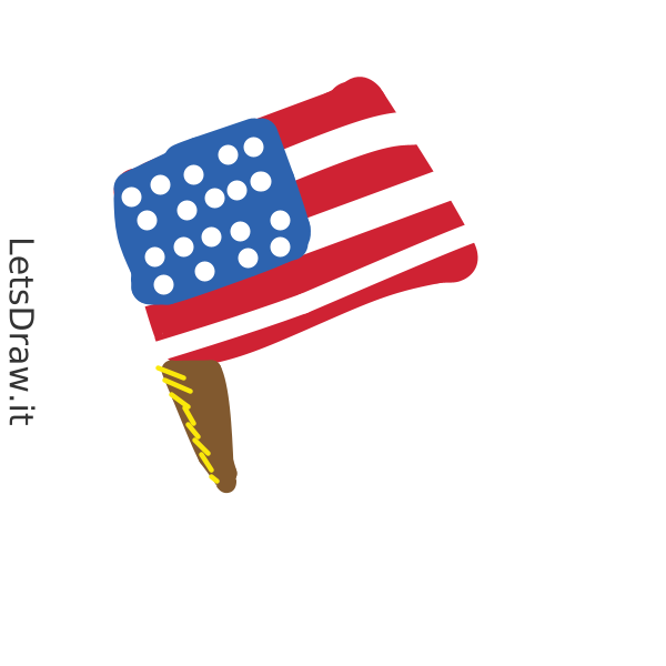 How to draw america / cdgwd99jb.png / LetsDrawIt
