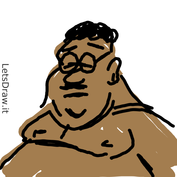 How to draw fat man / cek7g7n69.png / LetsDrawIt