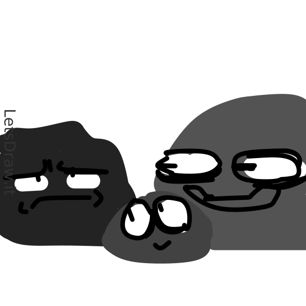 How to draw rocks / cftre9iob.png / LetsDrawIt
