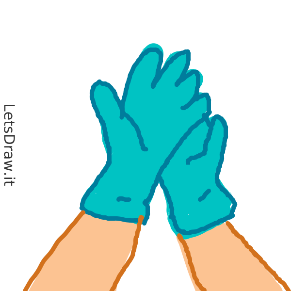 How to draw gloves / ch1ettyzj.png / LetsDrawIt