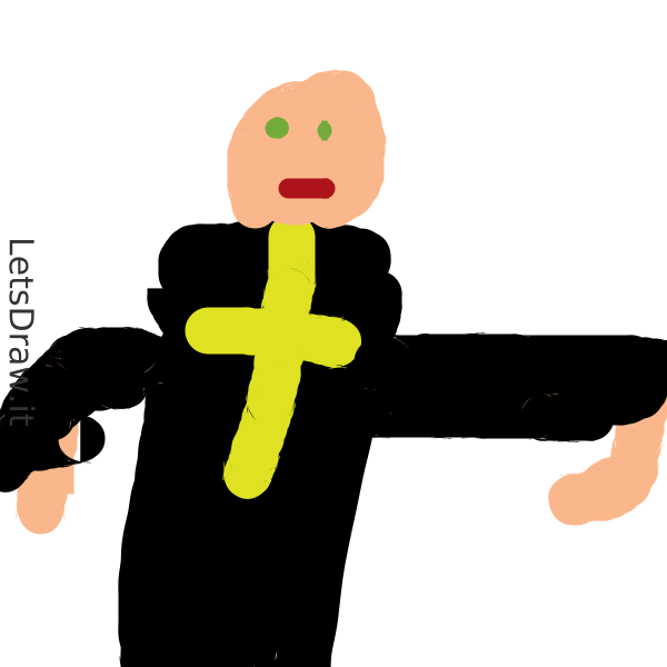 How to draw priest / chqkx7dhf.png / LetsDrawIt