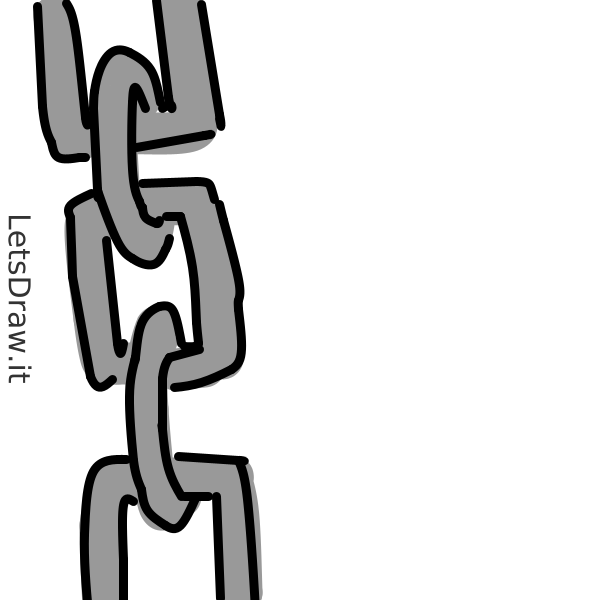 How to draw chain / ci9neba9x.png / LetsDrawIt