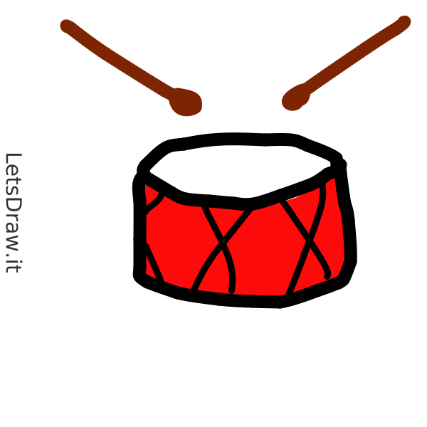 How to draw drum / cigak9etr.png / LetsDrawIt