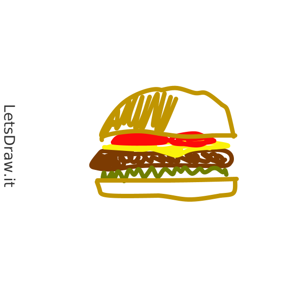 How to draw Big Mac / ciisjsdao.png / LetsDrawIt