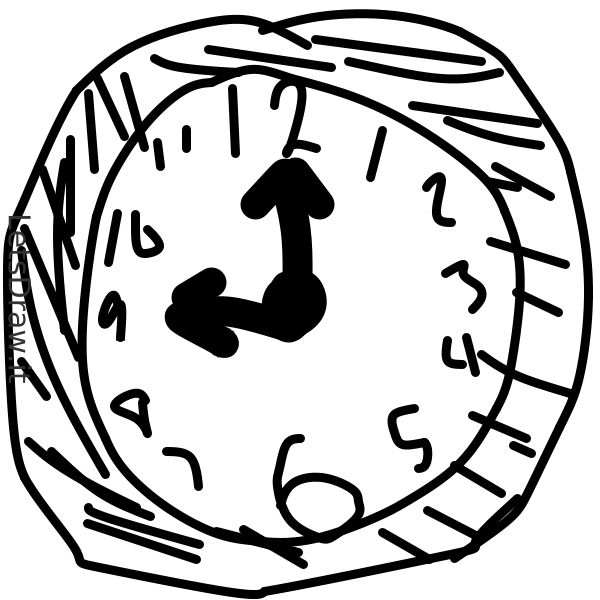 How to draw clock / cioon41x9.png / LetsDrawIt