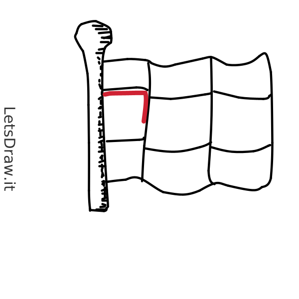 How to draw flag / ck1k3gwz.png / LetsDrawIt
