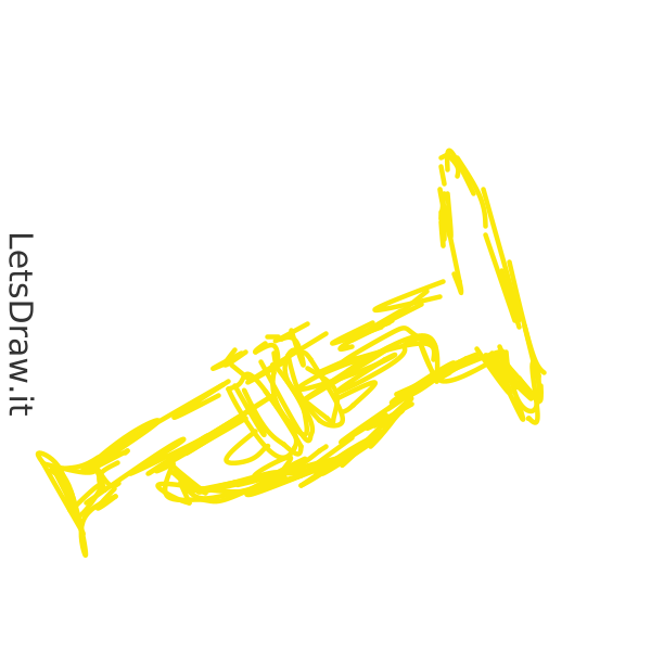 How to draw trumpet / ck96dotd7.png / LetsDrawIt