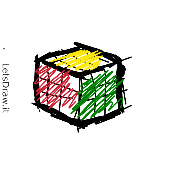 How to draw rubik's cube / ckdxnc5ap.png / LetsDrawIt