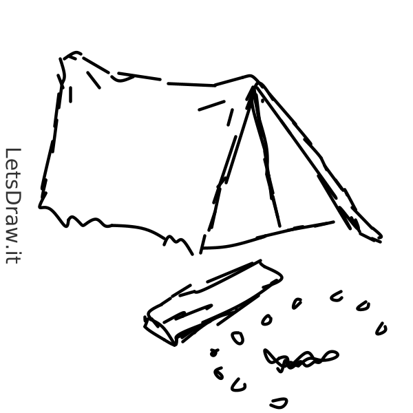 How to draw camp / ckenr9n1d.png / LetsDrawIt