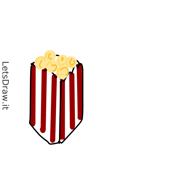 How to draw popcorn / cnmudsfhe.png / LetsDrawIt