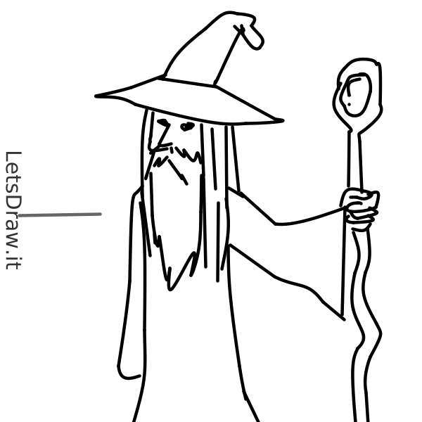How to draw wizard / cnzyft86b.png / LetsDrawIt