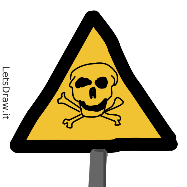 How to draw danger / coxjbzc6r.png / LetsDrawIt
