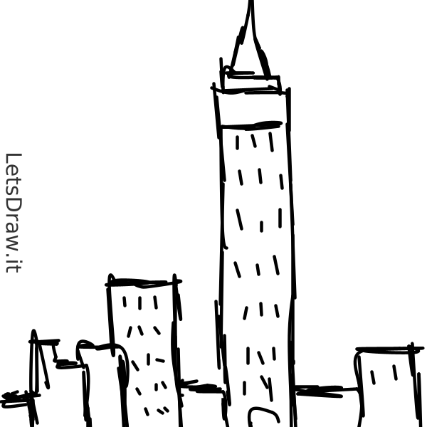 How to draw skyscraper / cpe6zuzx.png / LetsDrawIt