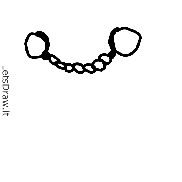 How to draw handcuffs / crqck5qhj.png / LetsDrawIt