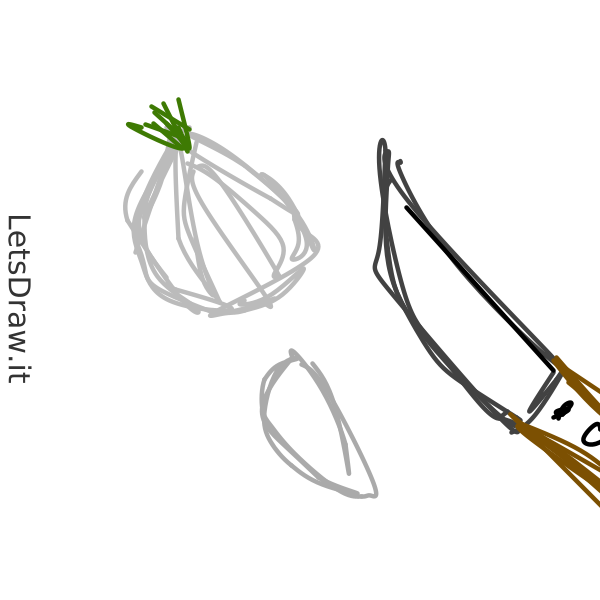 How to draw garlic / crqdjw7x6.png / LetsDrawIt