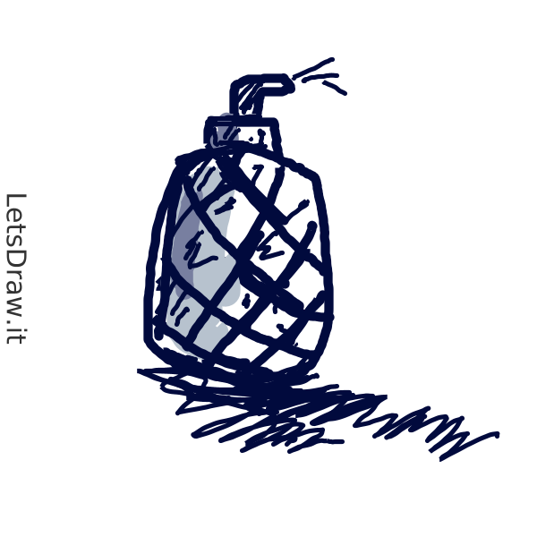 How to draw Grenade / cto7j9egw.png / LetsDrawIt