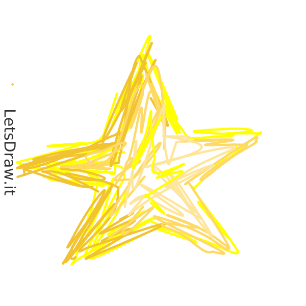 How to draw star / cut3n1oz8.png / LetsDrawIt
