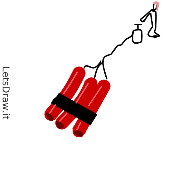 How to draw dynamite / cwhadsgcb.png / LetsDrawIt